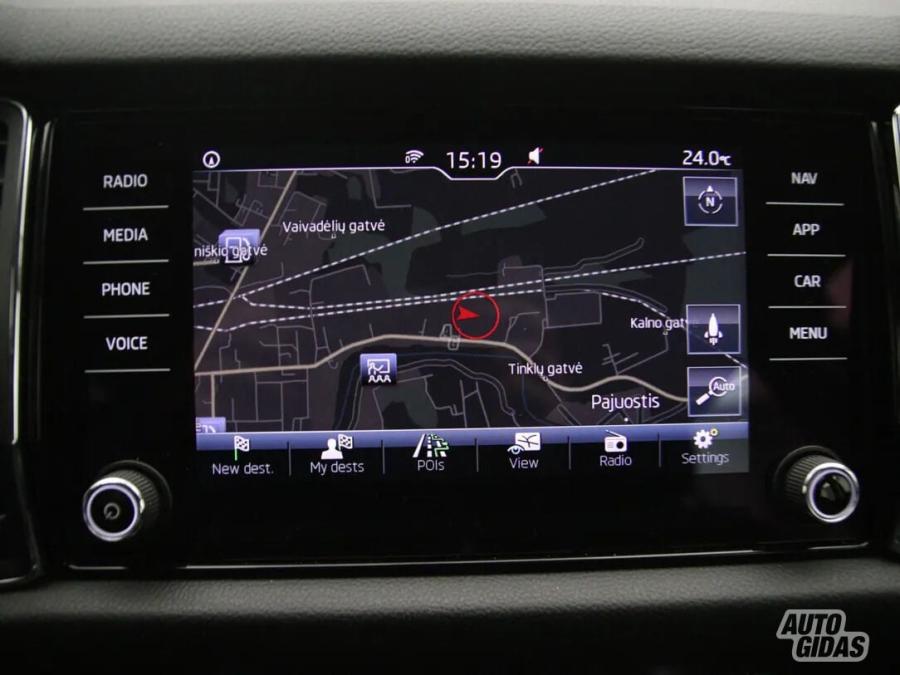 Коричневый Шкода Kodiaq 2017 в Вильнюс, объемом двигателя 2.00 л и пробегом 181 тыс. км за 16999 €, фото 25 на AUTOMOTO.COM.LV