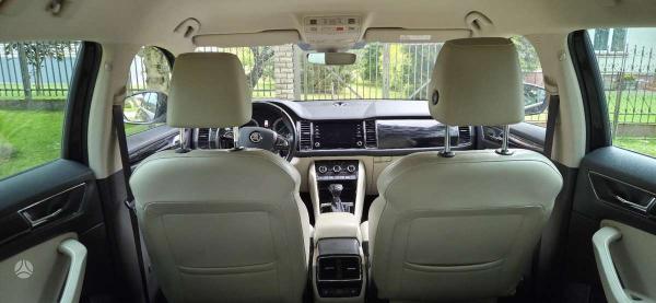 Brown Skoda Kodiaq 2017 in Vilnius, with an engine capacity of 1.97 L and mileage of 274 thousand km for 17400 €, photo 10 on AUTOMOTO.COM.LV