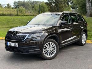 Brūns Skoda Kodiaq 2017 Viļņa, ar dzinēja tilpumu 1.97 L un nobraukumu 161 tūkst. km par 19900 €, foto  vietnē AUTOMOTO.COM.LV