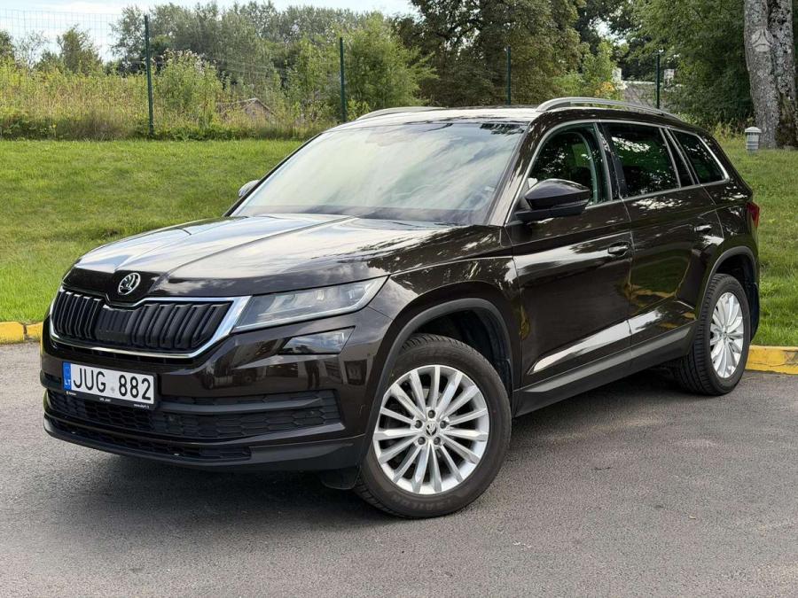 Brūns Skoda Kodiaq 2017 Viļņa, ar dzinēja tilpumu 1.97 L un nobraukumu 161 tūkst. km par 19900 €, foto 1 vietnē AUTOMOTO.COM.LV