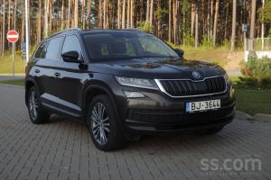 Brown Skoda Kodiaq 2017 in Riga, with an engine capacity of 2.00 L and mileage of 219 thousand km for 19000 €, photo  on AUTOMOTO.COM.LV