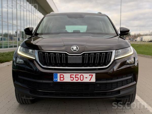 Brown Skoda Kodiaq 2017 in Rezekne, with an engine capacity of 2.00 L and mileage of 155 thousand km for 17990 €, photo 1 on AUTOMOTO.COM.LV