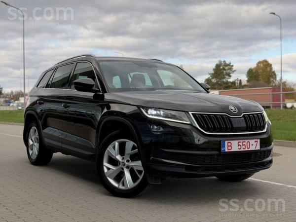 Brown Skoda Kodiaq 2017 in Rezekne, with an engine capacity of 2.00 L and mileage of 155 thousand km for 17990 €, photo 4 on AUTOMOTO.COM.LV