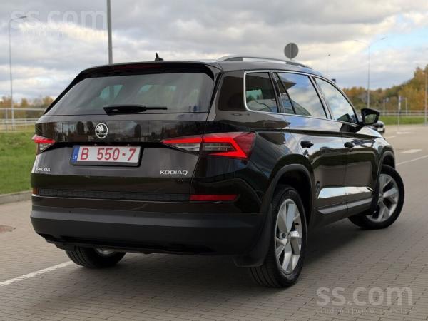 Brown Skoda Kodiaq 2017 in Rezekne, with an engine capacity of 2.00 L and mileage of 155 thousand km for 17990 €, photo 5 on AUTOMOTO.COM.LV