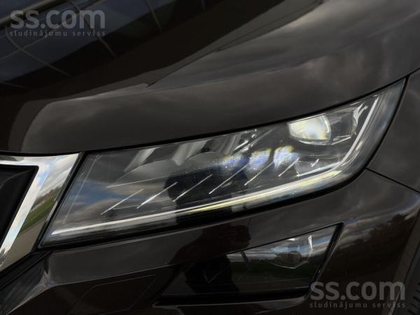 Brown Skoda Kodiaq 2017 in Rezekne, with an engine capacity of 2.00 L and mileage of 155 thousand km for 17990 €, photo 7 on AUTOMOTO.COM.LV