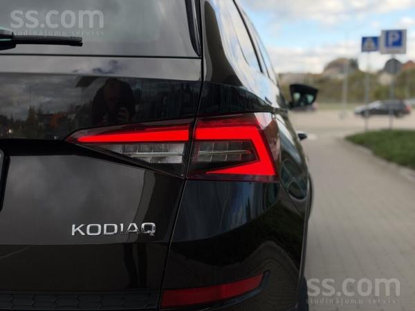 Brown Skoda Kodiaq 2017 in Rezekne, with an engine capacity of 2.00 L and mileage of 155 thousand km for 17990 €, photo 9 on AUTOMOTO.COM.LV