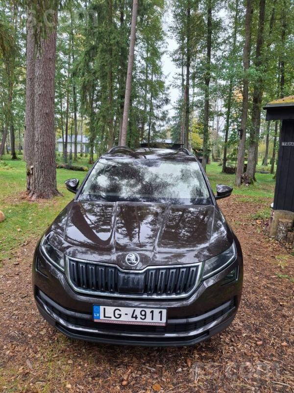 Brown Skoda Kodiaq 2018 in Riga, with an engine capacity of 2.00 L and mileage of 144 thousand km for 16387 €, photo 2 on AUTOMOTO.COM.LV