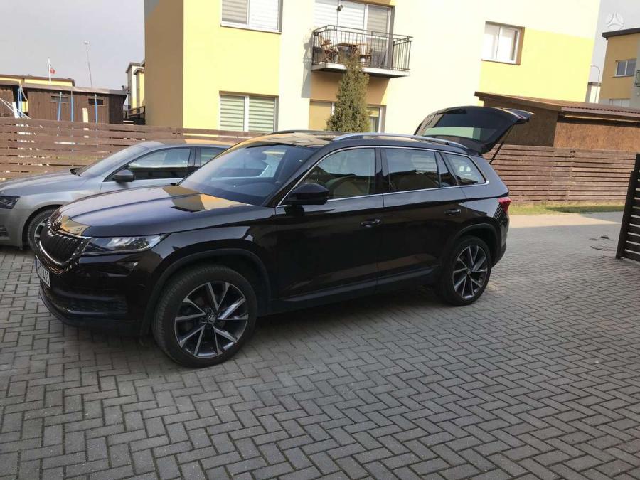 Brūns Skoda Kodiaq 2018 Kauņa, ar dzinēja tilpumu 1.97 L un nobraukumu 241 tūkst. km par 18800 €, foto 1 vietnē AUTOMOTO.COM.LV