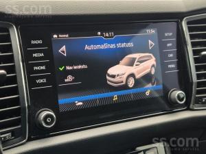 Brown Skoda Kodiaq 2018 in Riga, with an engine capacity of 2.00 L and mileage of 254 thousand km for 16890 €, photo 18 on AUTOMOTO.COM.LV