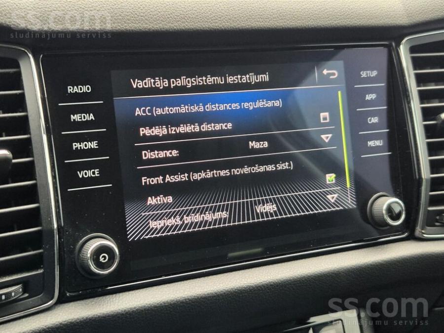 Brown Skoda Kodiaq 2018 in Riga, with an engine capacity of 2.00 L and mileage of 254 thousand km for 16890 €, photo 20 on AUTOMOTO.COM.LV