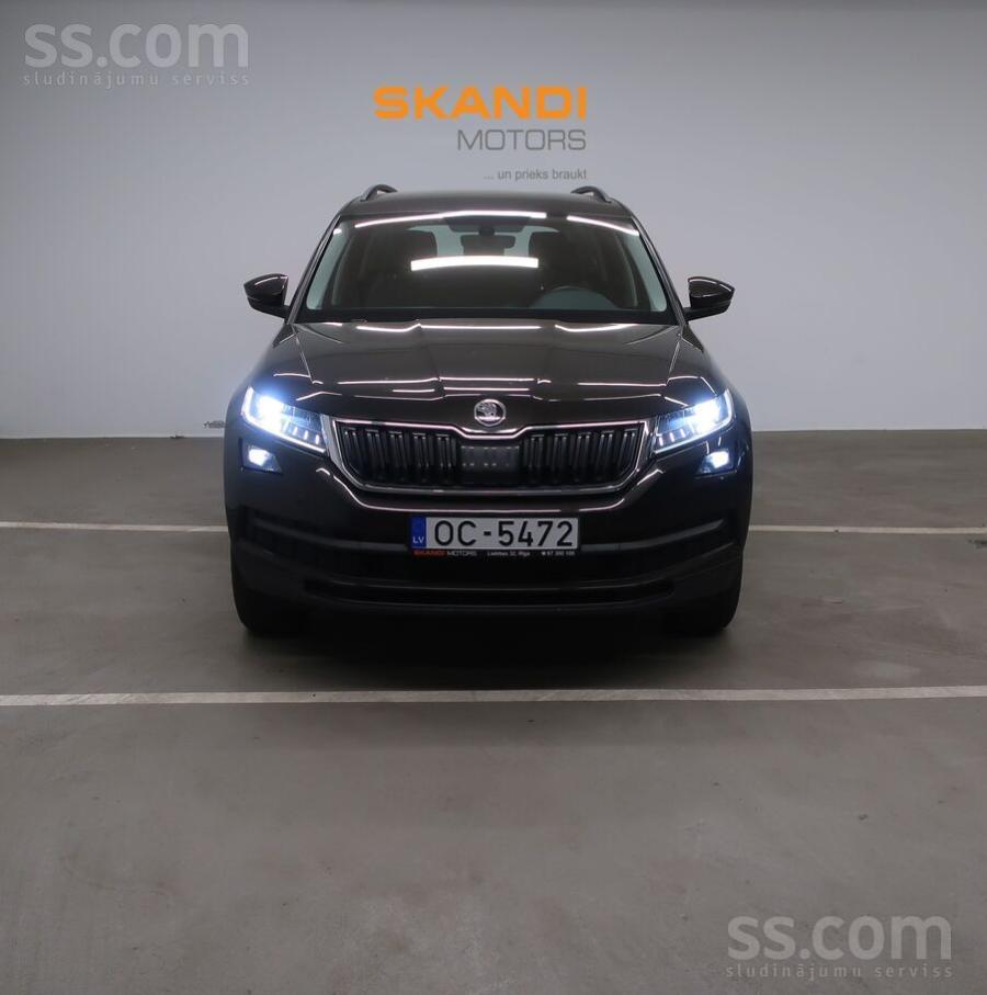 Brown Skoda Kodiaq 2019 in Riga, with an engine capacity of 1.50 L and mileage of 87 thousand km for 41490 €, photo 2 on AUTOMOTO.COM.LV