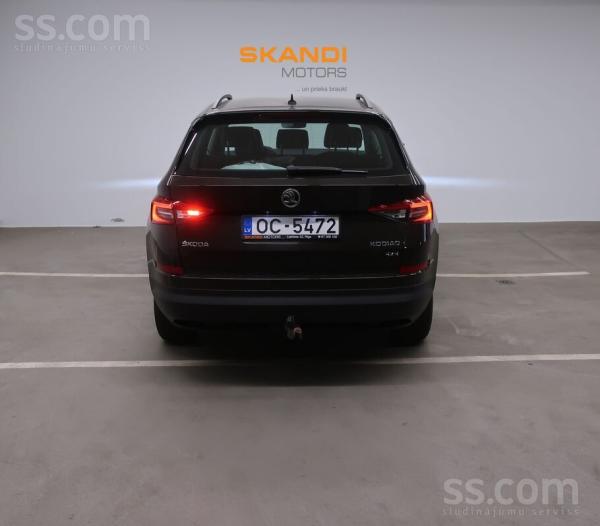 Brown Skoda Kodiaq 2019 in Riga, with an engine capacity of 1.50 L and mileage of 87 thousand km for 19490 €, photo 5 on AUTOMOTO.COM.LV