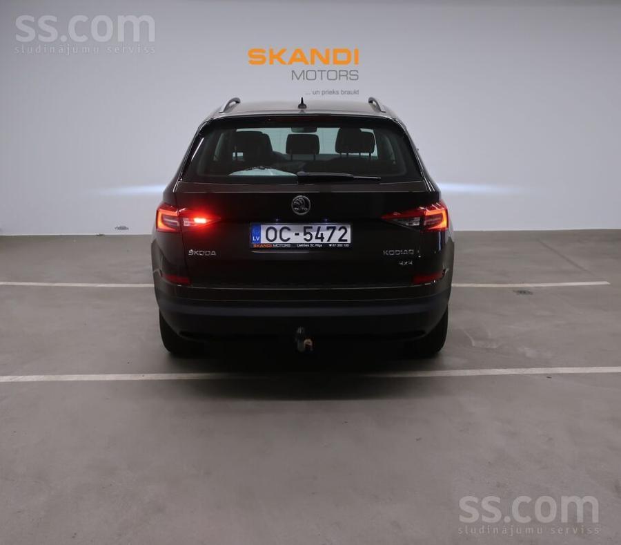 Brown Skoda Kodiaq 2019 in Riga, with an engine capacity of 1.50 L and mileage of 87 thousand km for 41490 €, photo 5 on AUTOMOTO.COM.LV