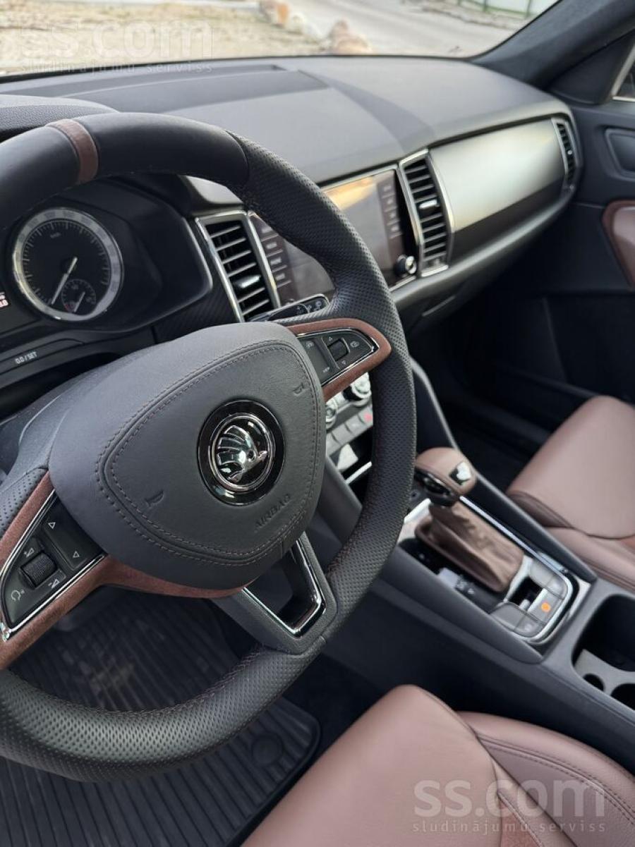 Brūns Skoda Kodiaq 2019 Liepāja, ar dzinēja tilpumu 1.50 L un nobraukumu 173 tūkst. km par 21800 €, foto 9 vietnē AUTOMOTO.COM.LV