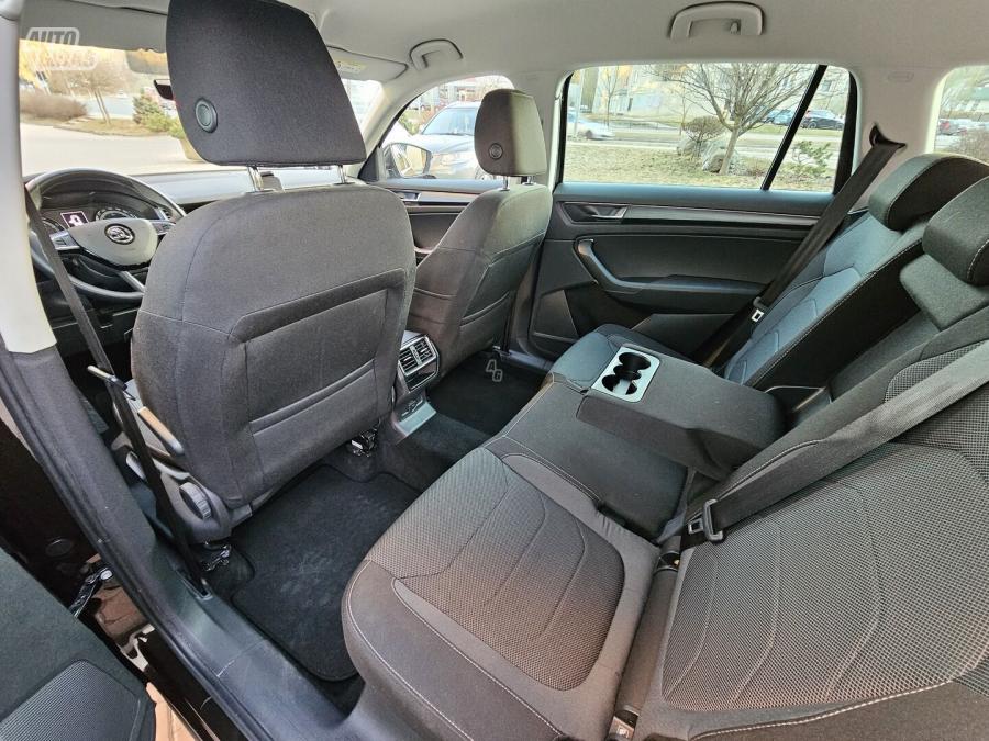 Brown Skoda Kodiaq 2019 in Vilnius, with an engine capacity of 1.50 L and mileage of 132 thousand km for 20200 €, photo 15 on AUTOMOTO.COM.LV