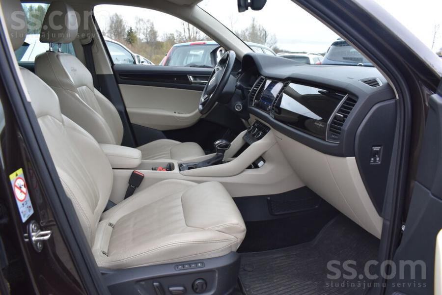 Brūns Skoda Kodiaq 2019 Kuldīga, ar dzinēja tilpumu 2.00 L un nobraukumu 0 tūkst. km par 23550 €, foto 6 vietnē AUTOMOTO.COM.LV