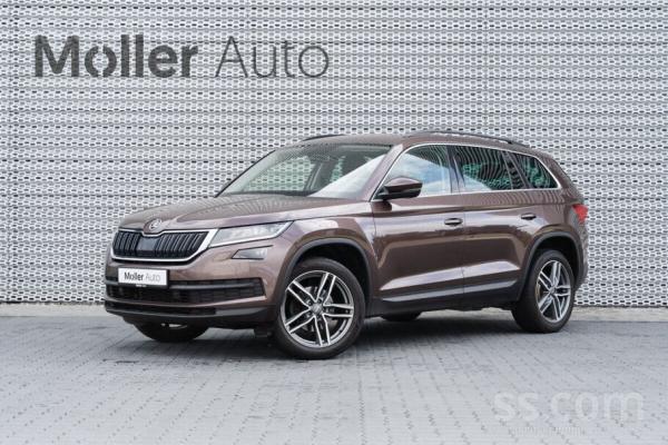 Brown Skoda Kodiaq 2019 in Riga, with an engine capacity of 1.50 L and mileage of 163 thousand km for 18750 €, photo 1 on AUTOMOTO.COM.LV