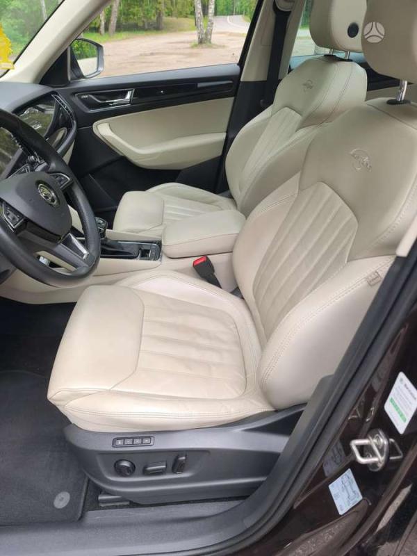 Brown Skoda Kodiaq 2019 in Alytus, with an engine capacity of 2.00 L and mileage of 160 thousand km for 20800 €, photo 2 on AUTOMOTO.COM.LV