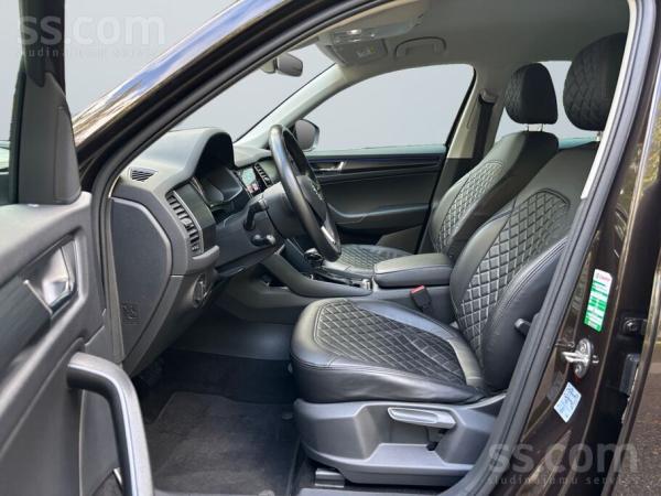 Skoda Kodiaq 2019 in Riga on AUTOMOTO.COM.LV Brown Skoda Kodiaq 2019 in Riga, with an engine capacity of 2.00 L and mileage of 94 thousand km for 19970 €, photo 10 on AUTOMOTO.COM.LV
