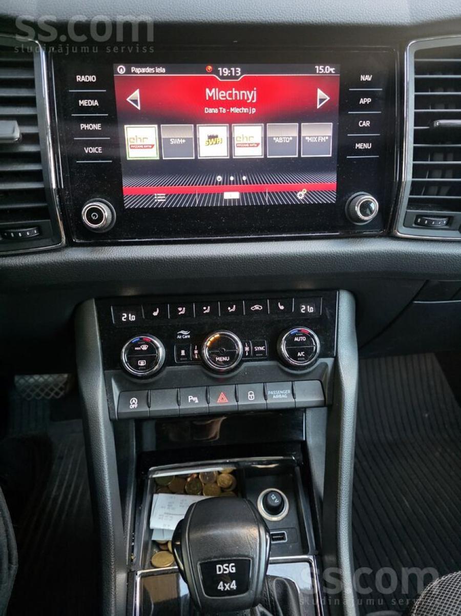 Brūns Skoda Kodiaq 2019 Jūrmala, ar dzinēja tilpumu 2.00 L un nobraukumu 113 tūkst. km par 20500 €, foto 13 vietnē AUTOMOTO.COM.LV