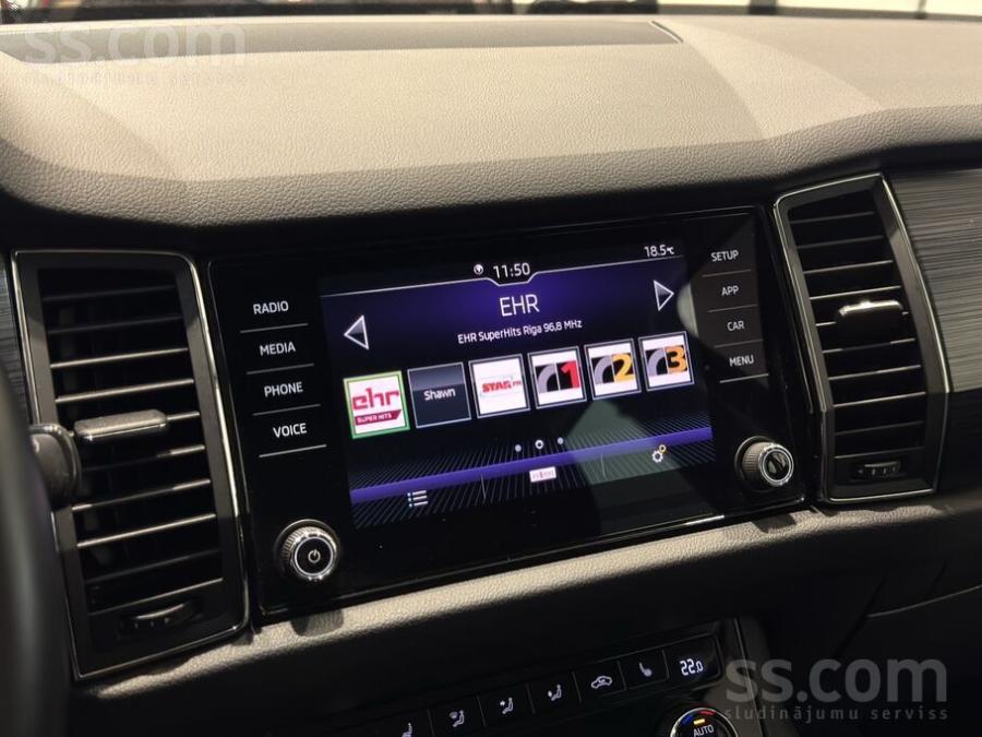 Коричневый Шкода Kodiaq 2019 в Рига, объемом двигателя 1.50 л и пробегом 119 тыс. км за 17990 €, фото 16 на AUTOMOTO.COM.LV