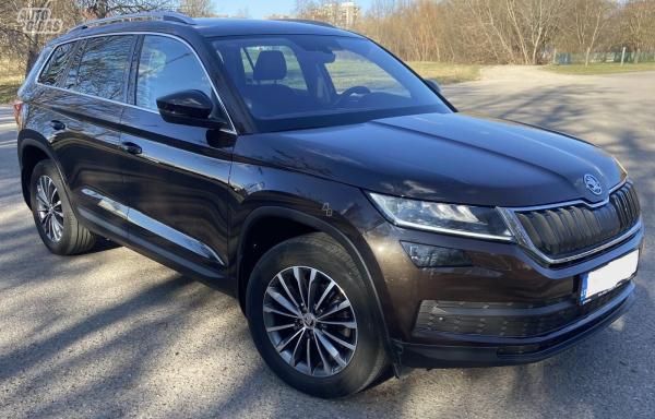 Brūns Skoda Kodiaq 2020 Mažeikiai, ar dzinēja tilpumu 2.00 L un nobraukumu 86 tūkst. km par 24550 €, foto  vietnē AUTOMOTO.COM.LV