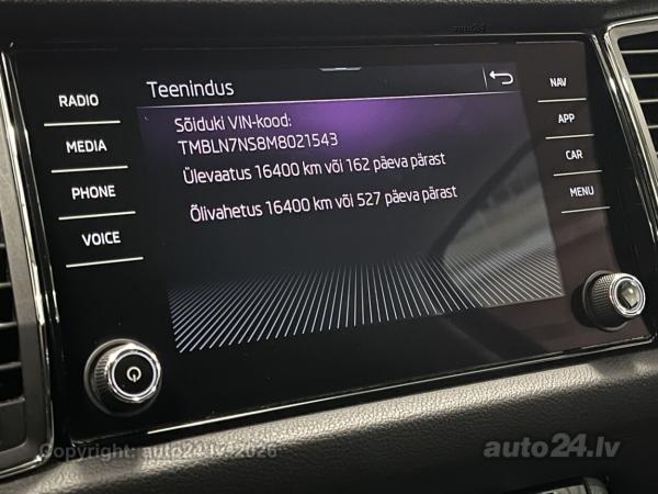 Brown Skoda Kodiaq 2021 in Tallinn, with an engine capacity of 2.00 L and mileage of 134 thousand km for 23900 €, photo 10 on AUTOMOTO.COM.LV