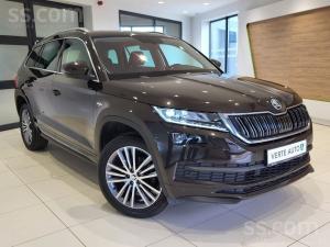 Brown Skoda Kodiaq 2021 in Riga, with an engine capacity of 1.50 L and mileage of 79 thousand km for 25490 €, photo  on AUTOMOTO.COM.LV