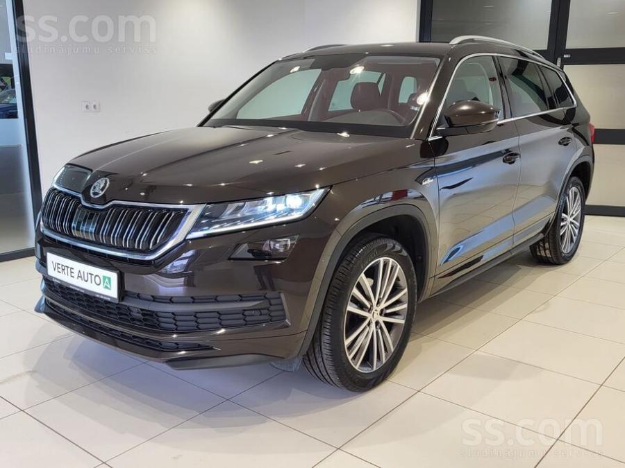 Brown Skoda Kodiaq 2021 in Riga, with an engine capacity of 1.50 L and mileage of 79 thousand km for 25490 €, photo 4 on AUTOMOTO.COM.LV