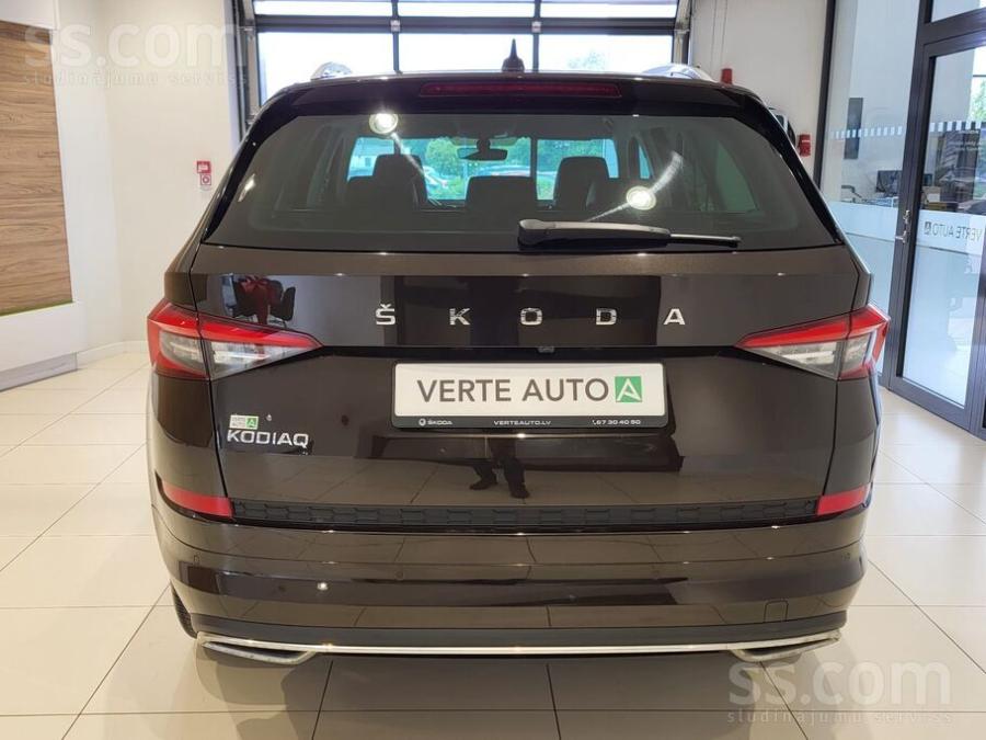 Brown Skoda Kodiaq 2021 in Riga, with an engine capacity of 1.50 L and mileage of 79 thousand km for 25490 €, photo 6 on AUTOMOTO.COM.LV