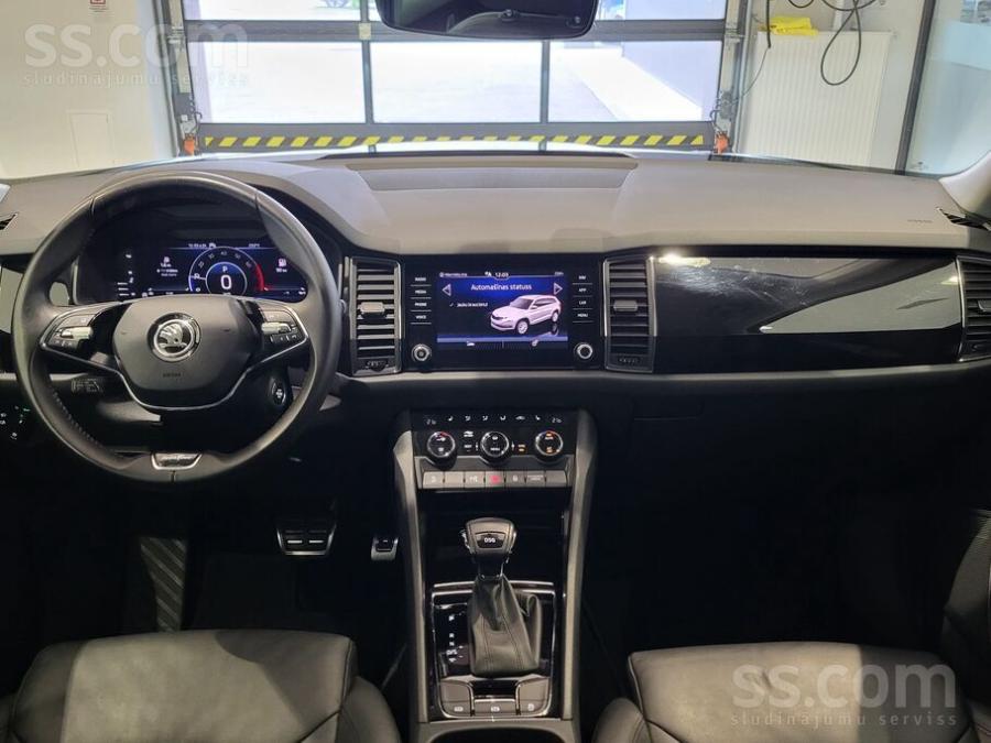 Brown Skoda Kodiaq 2021 in Riga, with an engine capacity of 1.50 L and mileage of 79 thousand km for 25490 €, photo 8 on AUTOMOTO.COM.LV