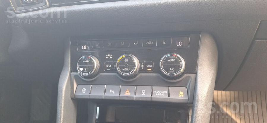 Brown Skoda Kodiaq 2021 in Ogre, with an engine capacity of 2.00 L and mileage of 117 thousand km for 23500 €, photo 15 on AUTOMOTO.COM.LV