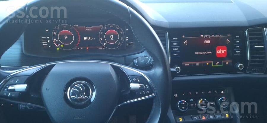 Brown Skoda Kodiaq 2021 in Ogre, with an engine capacity of 2.00 L and mileage of 117 thousand km for 23500 €, photo 21 on AUTOMOTO.COM.LV