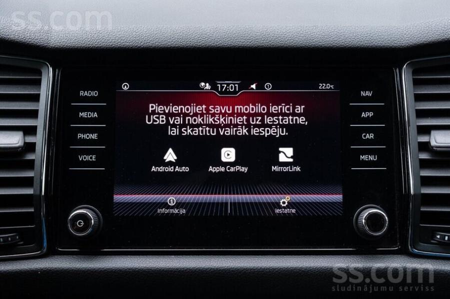 Brūns Skoda Kodiaq 2021 Rīga, ar dzinēja tilpumu 1.50 L un nobraukumu 186 tūkst. km par 17950 €, foto 12 vietnē AUTOMOTO.COM.LV