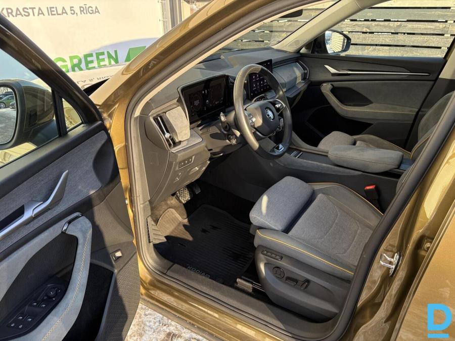 Brūns Skoda Kodiaq 2024 Tukums, ar dzinēja tilpumu 2.00 L un nobraukumu 26 tūkst. km par 38500 €, foto 6 vietnē AUTOMOTO.COM.LV