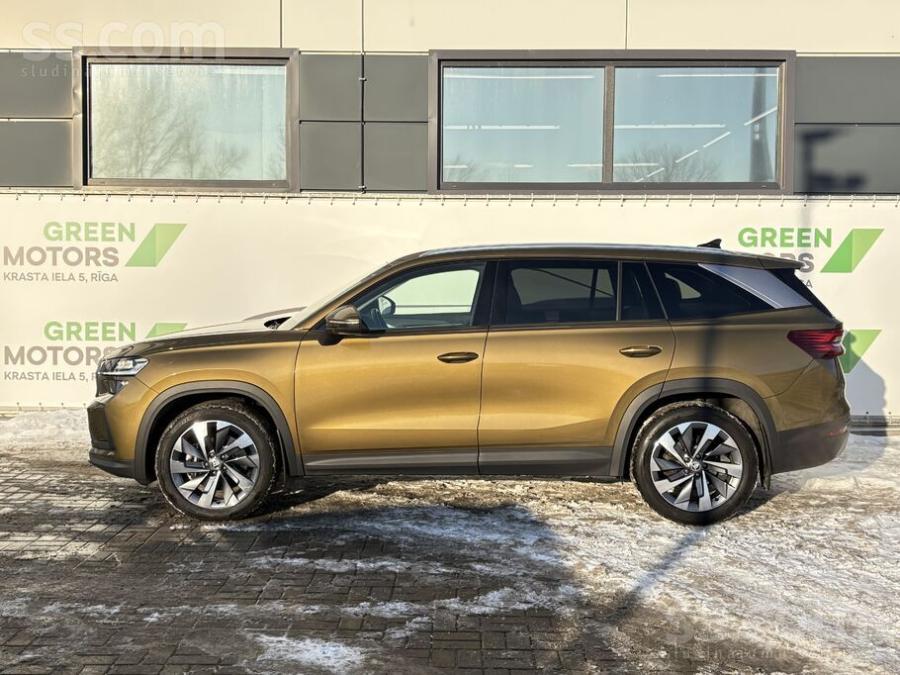 Brown Skoda Kodiaq 2024 in Riga, with an engine capacity of 2.00 L and mileage of 26 thousand km for 37600 €, photo 7 on AUTOMOTO.COM.LV