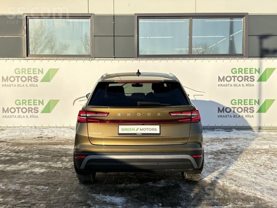 Brown Skoda Kodiaq 2024 in Riga, with an engine capacity of 2.00 L and mileage of 26 thousand km for 37600 €, photo 9 on AUTOMOTO.COM.LV