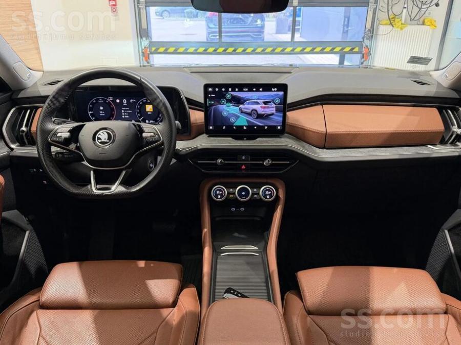 Коричневый Шкода Kodiaq 2024 в Рига, объемом двигателя 2.00 л и пробегом 47 тыс. км за 38790 €, фото 9 на AUTOMOTO.COM.LV