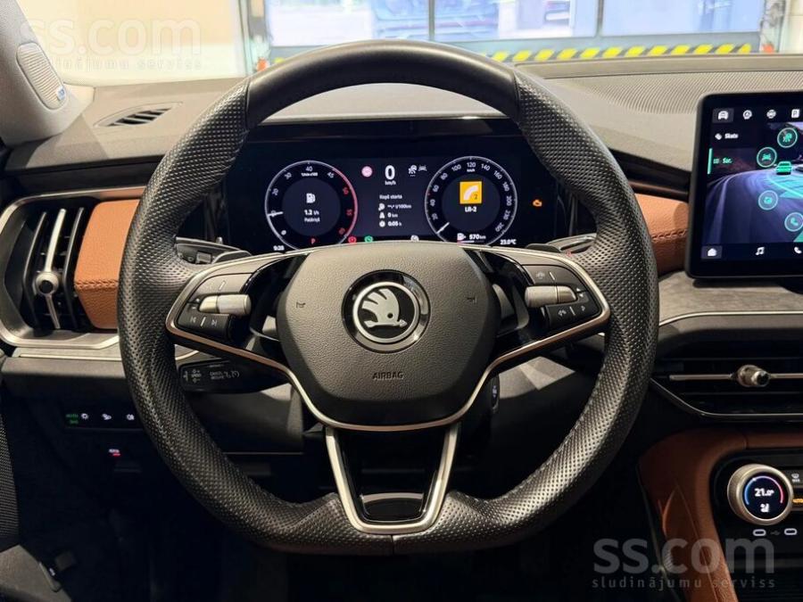 Коричневый Шкода Kodiaq 2024 в Рига, объемом двигателя 2.00 л и пробегом 47 тыс. км за 38790 €, фото 10 на AUTOMOTO.COM.LV