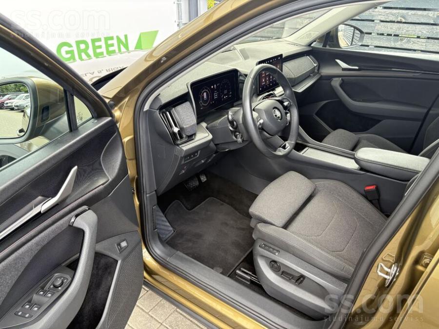 Brown Skoda Kodiaq 2024 in Riga, with an engine capacity of 2.00 L and mileage of 83 thousand km for 33500 €, photo 12 on AUTOMOTO.COM.LV