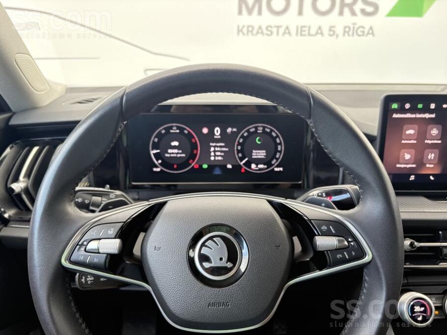 Brown Skoda Kodiaq 2024 in Riga, with an engine capacity of 2.00 L and mileage of 83 thousand km for 33500 €, photo 16 on AUTOMOTO.COM.LV