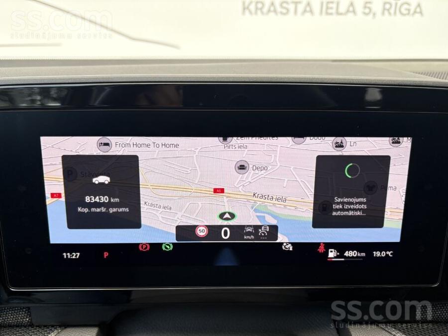 Brown Skoda Kodiaq 2024 in Riga, with an engine capacity of 2.00 L and mileage of 83 thousand km for 33500 €, photo 17 on AUTOMOTO.COM.LV