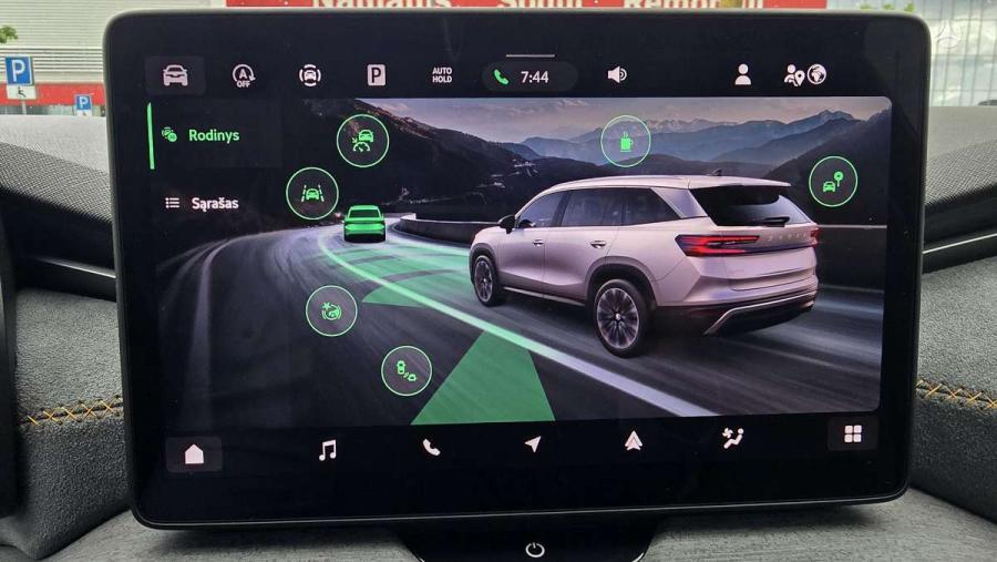 Brūns Skoda Kodiaq 2025 Viļņa, ar dzinēja tilpumu 1.50 L un nobraukumu 32 tūkst. km par 34500 €, foto 16 vietnē AUTOMOTO.COM.LV