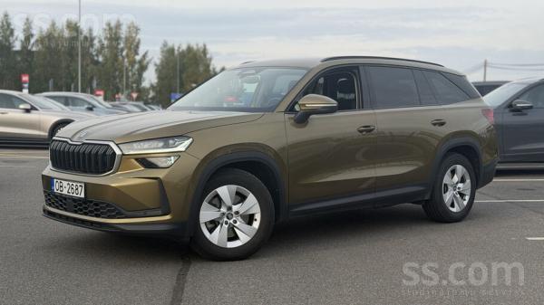 Skoda Kodiaq 2025 in Riga on AUTOMOTO.COM.LV Brown Skoda Kodiaq 2025 in Riga, with an engine capacity of 2.00 L and mileage of 58 thousand km for 32670 €, photo 4 on AUTOMOTO.COM.LV
