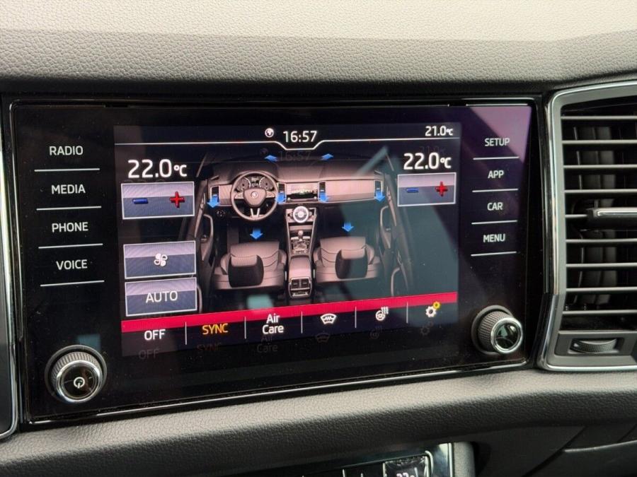 Brūns Skoda Kodiaq 2019 Pērnava, ar dzinēja tilpumu 2.00 L un nobraukumu 78 tūkst. km par 27700 €, foto 12 vietnē AUTOMOTO.COM.LV