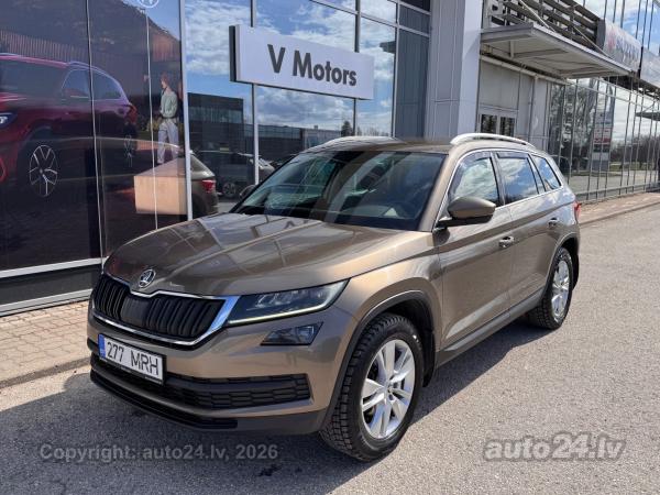 Brown Skoda Kodiaq 2017 in Viljandi, with an engine capacity of 2.00 L and mileage of 263 thousand km for 14990 €, photo 1 on AUTOMOTO.COM.LV