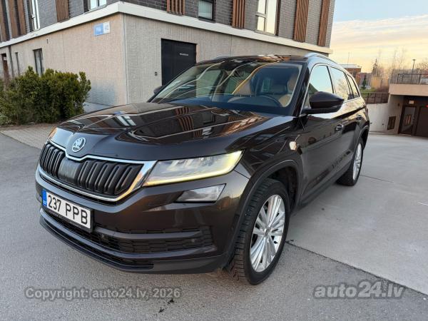 Brown Skoda Kodiaq 2017 in Tallinn, with an engine capacity of 2.00 L and mileage of 314 thousand km for 14950 €, photo 1 on AUTOMOTO.COM.LV