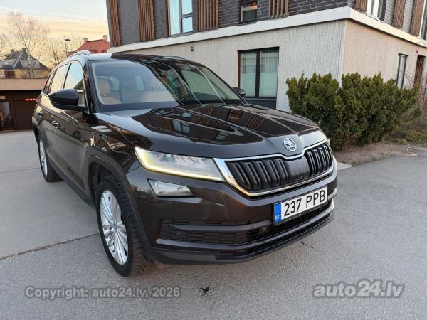Brown Skoda Kodiaq 2017 in Tallinn, with an engine capacity of 2.00 L and mileage of 314 thousand km for 14950 €, photo 3 on AUTOMOTO.COM.LV