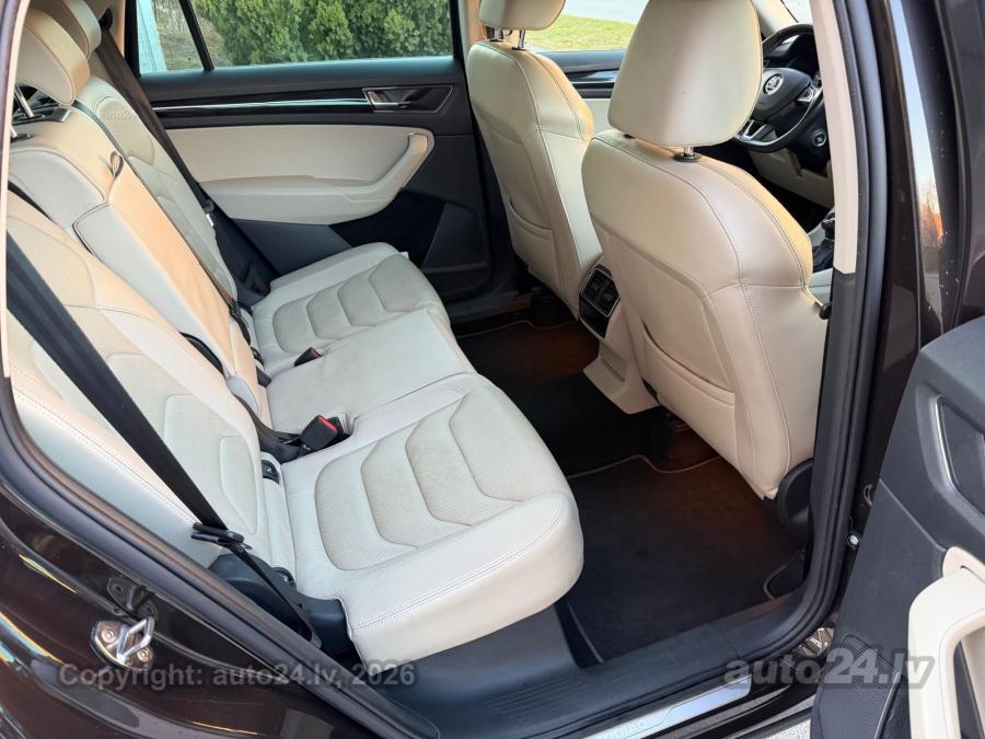 Brūns Skoda Kodiaq 2017 Tallina, ar dzinēja tilpumu 2.00 L un nobraukumu 314 tūkst. km par 14950 €, foto 18 vietnē AUTOMOTO.COM.LV