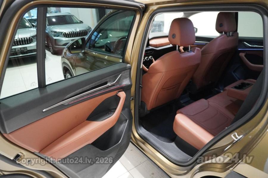 Brown Skoda Kodiaq 2025 in Tallinn, with an engine capacity of 1.50 L and mileage of 9 thousand km for 41900 €, photo 10 on AUTOMOTO.COM.LV